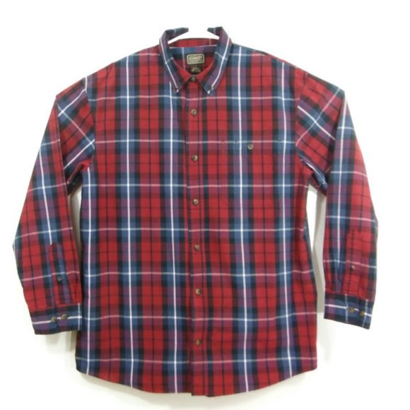 schmidt | Shirts | Ce Schmidt Work Wear Red Plaid Button Down Shirt ...